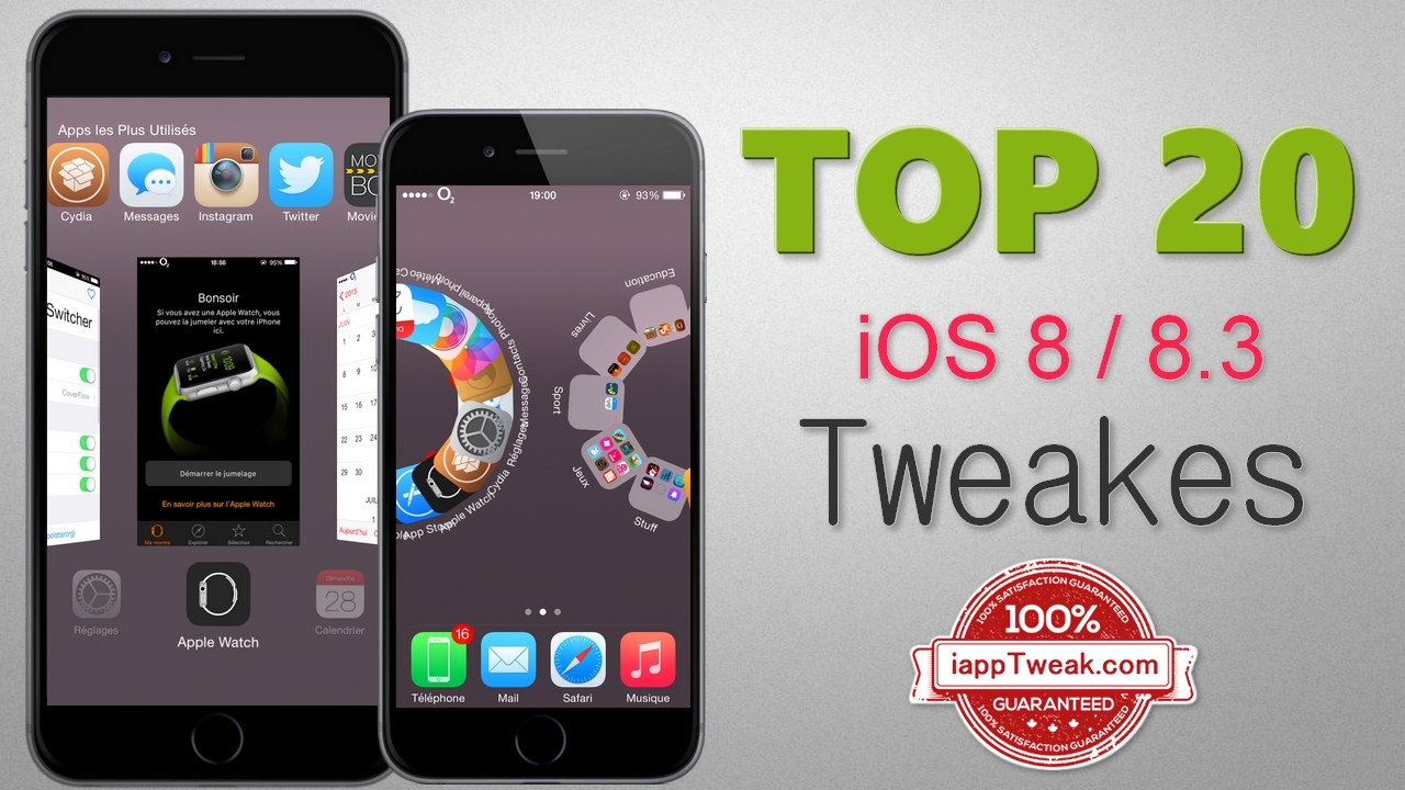 TOP 30 Best Cydia Tweaks & Apps For iOS 8.3/8.4 - With TaiG 2.1.3/2.2.0 ...